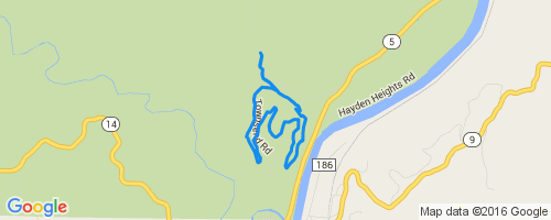 White River Bluff Loop Mountain Biking Trail - Mountain View