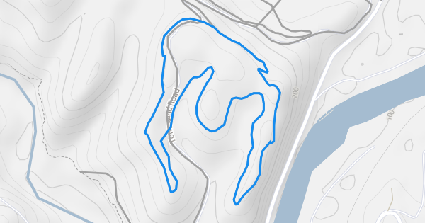 White River Bluff Loop Mountain Biking Trail - Mountain View