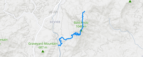 Mountain to Sea Trail: NC Segment 8.1 Hiking Trail - Marion, NC