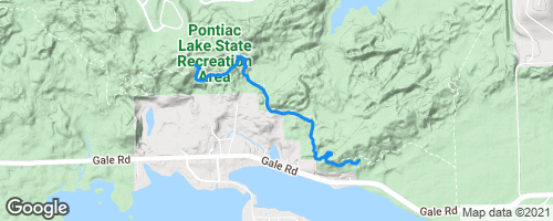 Pontiac Loop #3 - #4 Mountain Biking Trail - Waterford