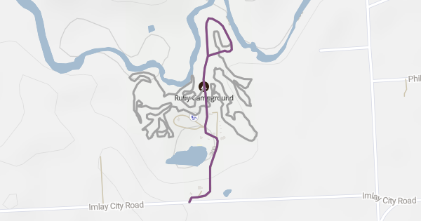 Ruby Campground Drive Mountain Biking Trail - Ruby