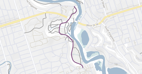 Humber River Trail (Riverwood to Old Mill) Multi Trail - Toronto