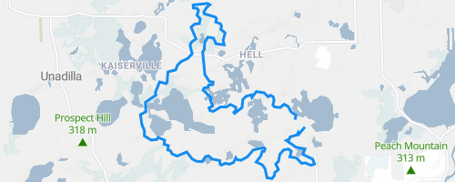 Potawatomi Trail Mountain Biking Trail - Pinckney, MI