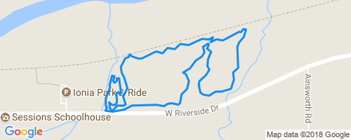 Ionia East Loop Mountain Biking Trail - Ionia, Michigan