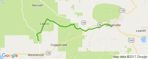 Bizz Johnson Trail Mountain Biking Trail - Susanville, CA