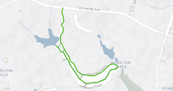 Hamilton Lakes Trail Multi Trail - Greensboro, NC