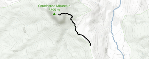 Courthouse Mountain Hiking Trail - Ouray, CO
