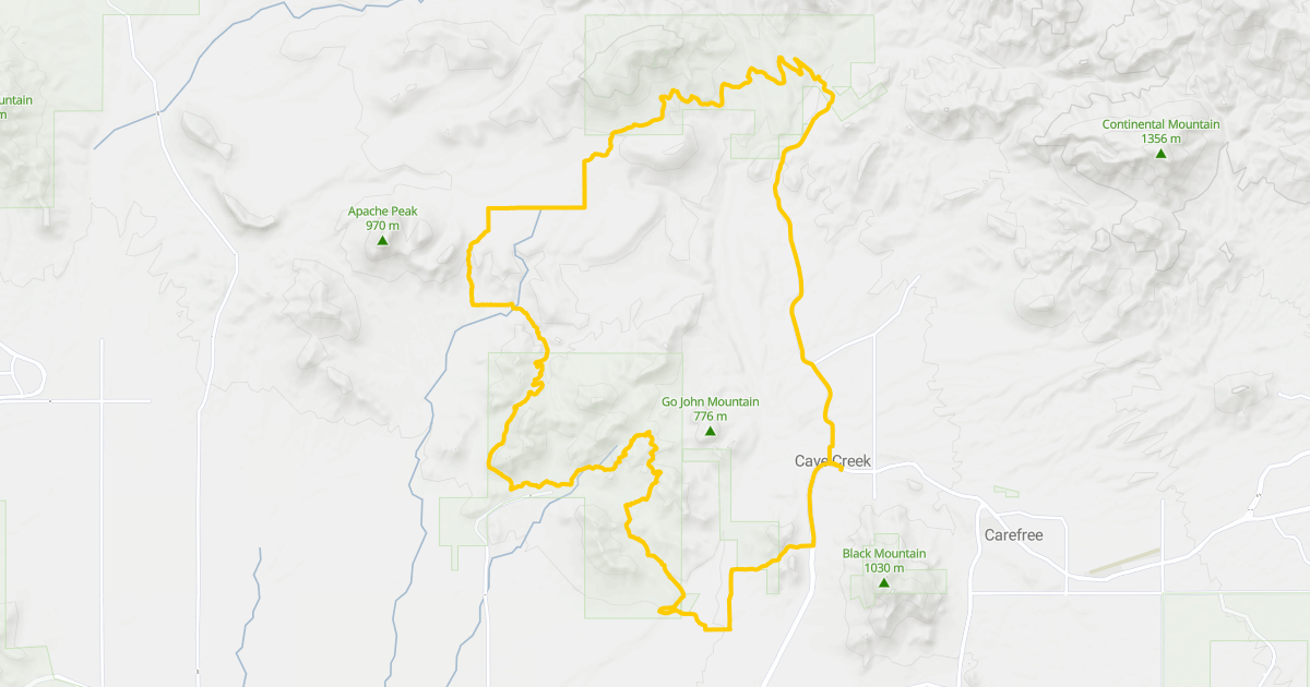 Rideplan: C4 Cave Creek Cactus Classic 2023 A option | Trailforks
