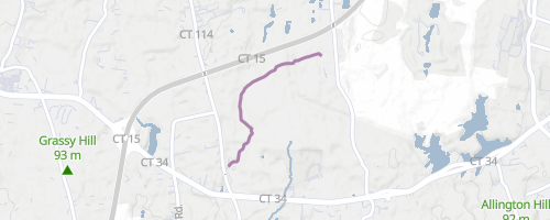 Race Brook Trail (Red Blazes) Multi Trail - Orange