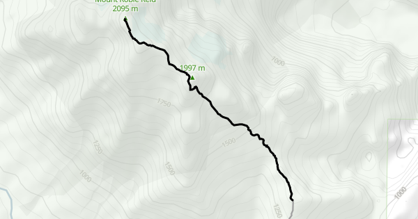 Mount Robbie Reid Summit Trail Hiking Trail - Maple Ridge
