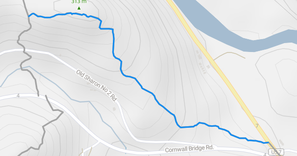 Mohawk Trail (A.T. Breadloaf Mtn Side Trail) Hiking Trail - Sharon, CT