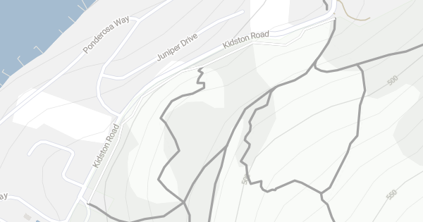 Kidston Road Walking Path Mountain Biking Trail - Vernon