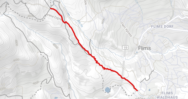 Runca Trail - Runca Prau Sura Mountain Biking Trail - Flims LAAX