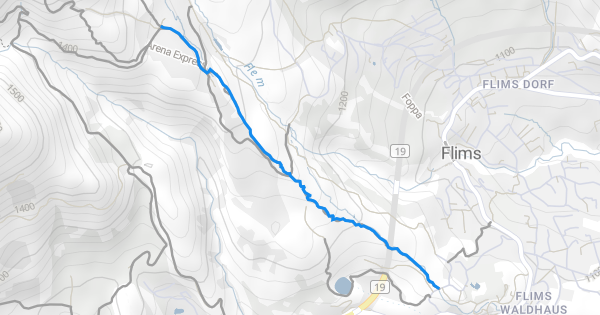 Runca Trail - Runca Prau Sura Mountain Biking Trail - Flims LAAX