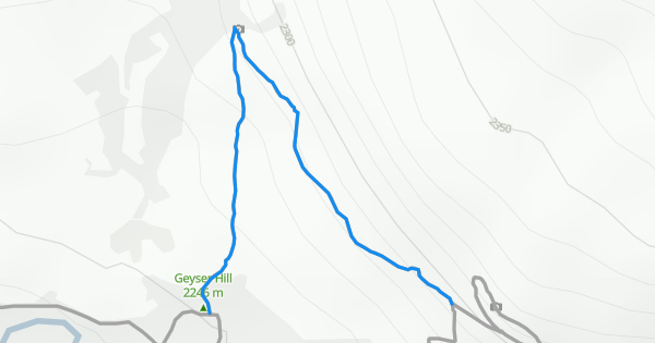 Solitary Geyser Loop Hiking Trail - West Yellowstone