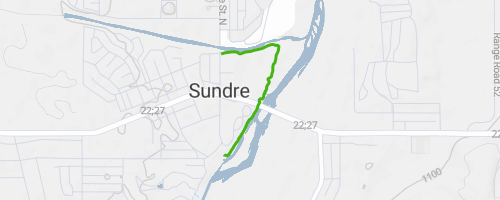 Campground Riverside Trail Multi Trail - Sundre, AB