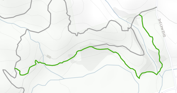 Bruce Trail - Isabel East Side Trail Hiking Trail - Mono