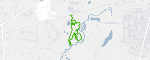 Cemetery Loop Mountain Biking Trail - Lapeer, Michigan