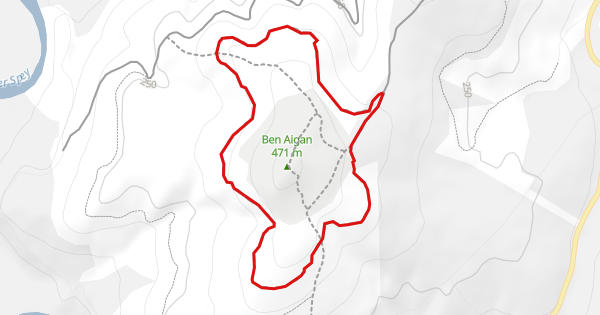 Ben Aigen MTB track Mountain Biking Trail - Aberlour