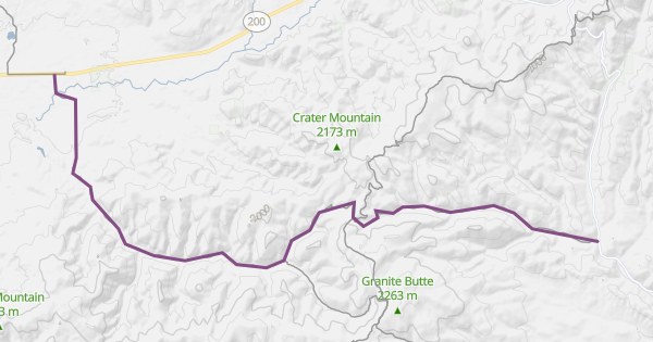 Stemple Pass Road Multi Trail - Lincoln, Montana