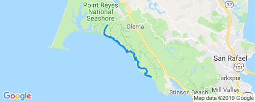 Coast Trail (Point Reyes) Hiking Trail - - California