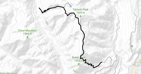 Tatoosh Trail Hiking Trail - Packwood, Washington