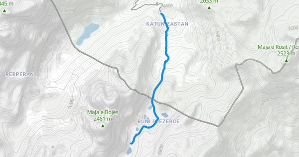 Buni Jezercës Hiking Trail - | Trailforks