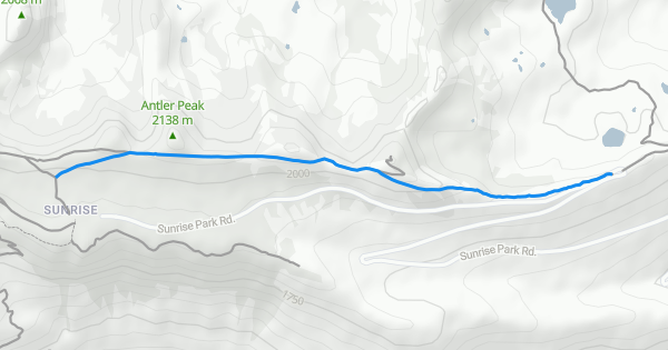 Sourdough Ridge (Sunrise Park) Hiking Trail - - Washington