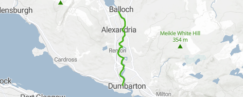 River Leven Path (NCN7/Lochs & Glens Way) Hiking Trail