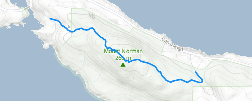 Mount Norman Hiking Trail - Pender island, BC