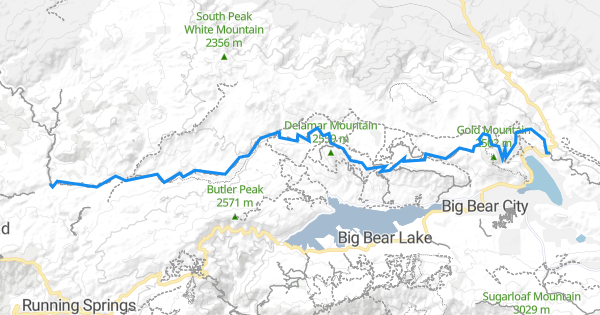 PCT - Big Bear to Deep Creek Hiking Trail - Big Bear City