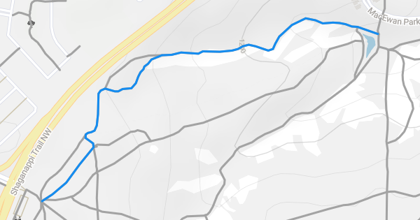 MacEwan DH Mountain Biking Trail - Calgary, Alberta