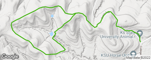 Sam's Trail Mountain Biking Trail - Manhattan, Kansas