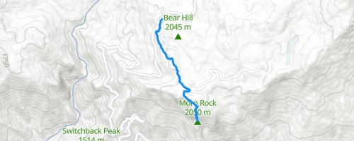 Moro Rock Trail Hiking Trail - Three Rivers, California