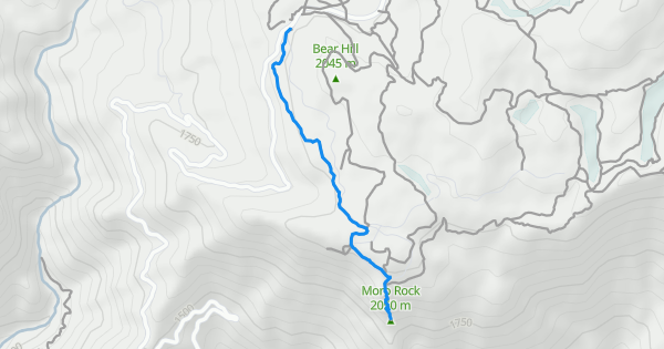 Moro Rock Trail Hiking Trail - Three Rivers, California