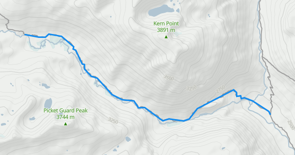Colby Pass (Kern-Kaweah) Hiking Trail - Three Rivers