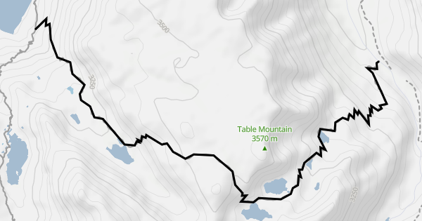 Tyee Lakes Trail Hiking Trail - Bishop, California