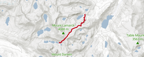 Lamarck Col Hiking Trail - Bishop, California