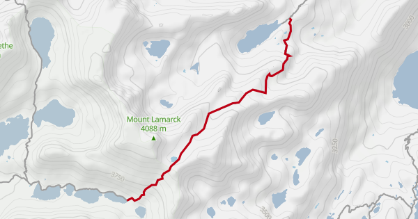 Lamarck Col Hiking Trail - Bishop, California