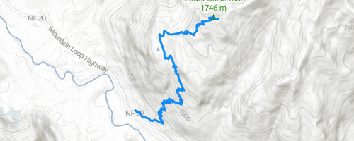Mount Dickerman Trail Hiking Trail - - Washington