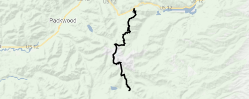 PCT - Walupt Lake to White Pass Hiking Trail - Packwood