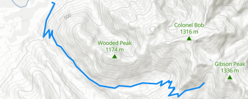 Colonel Bob Peak Trail Hiking Trail - - Washington