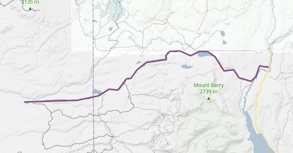 Ashton-Flagg Ranch Rd Mountain Biking Trail - Tetonia, ID