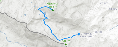 Gjeravica peak Hiking Trail - Gjeravica, Junik