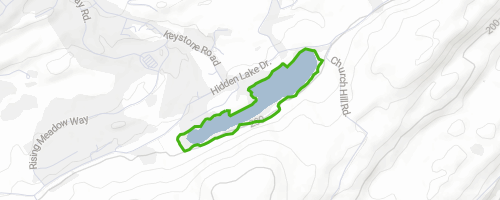Hidden Lake Loop Trail Hiking Trail - - Pennsylvania