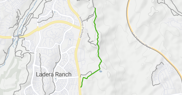 Ladera Ridge (Antonio to Firehose) Mountain Biking Trail - Mission Viejo