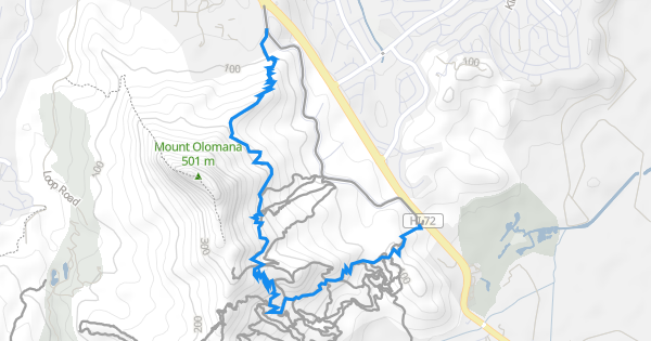 Ohana Trail Mountain Biking Trail - Kailua, Hawaii