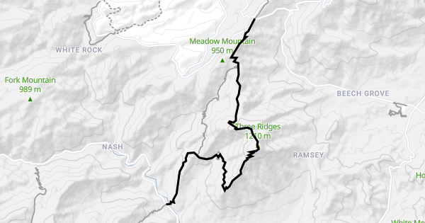 Appalachian Trail - Three Ridges Hiking Trail - Wintergreen