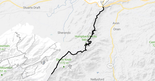 Appalachian Trail - Humpback Mountain Hiking Trail - Wintergreen