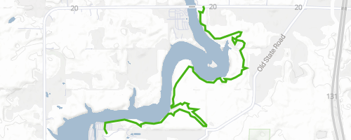 Dragon Trail - Segment 5 (Blue) Mountain Biking Trail - White Cloud